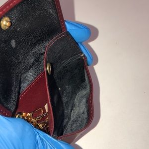 Bags | Hugo Bosca Burgundy Leather Keychain Purse | Poshmark